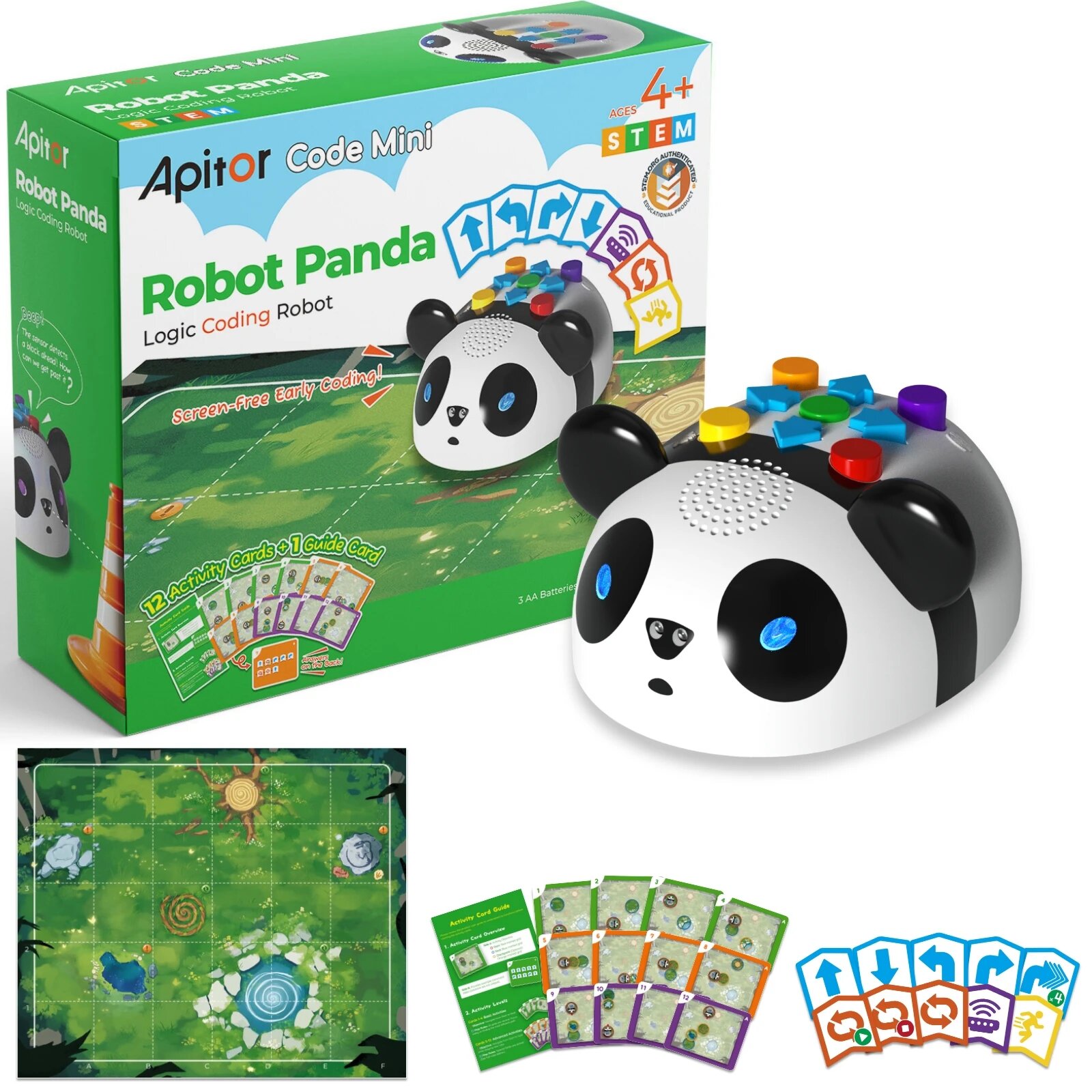 Робот Panda Apitor Code Mini, 4+