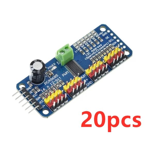 20шт PCA9685PW 16-канальный модуль для Raspberry Pi