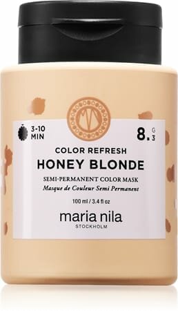 Маска для волос Maria Nila Colour Refresh, оттенок honey blonde 8.3, 100 мл