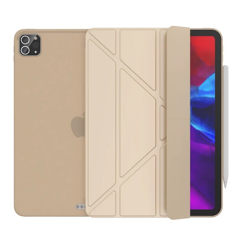 Защитный чехол для iPad 2025 Pro 11inch Pro 12,9 дюйма 2017/2018, защитный чехол 2-го поколения с гнездом для стилуса,