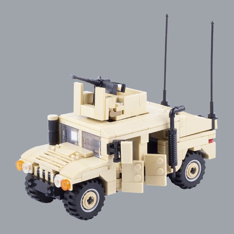 Конструктор WW2: Танк США custfig Бежевый, Hummer