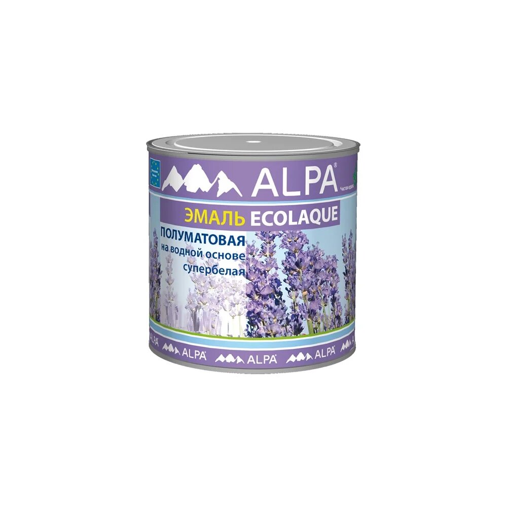 Экоэмаль ALPA полуматовая 2,5 л 3488570018002
