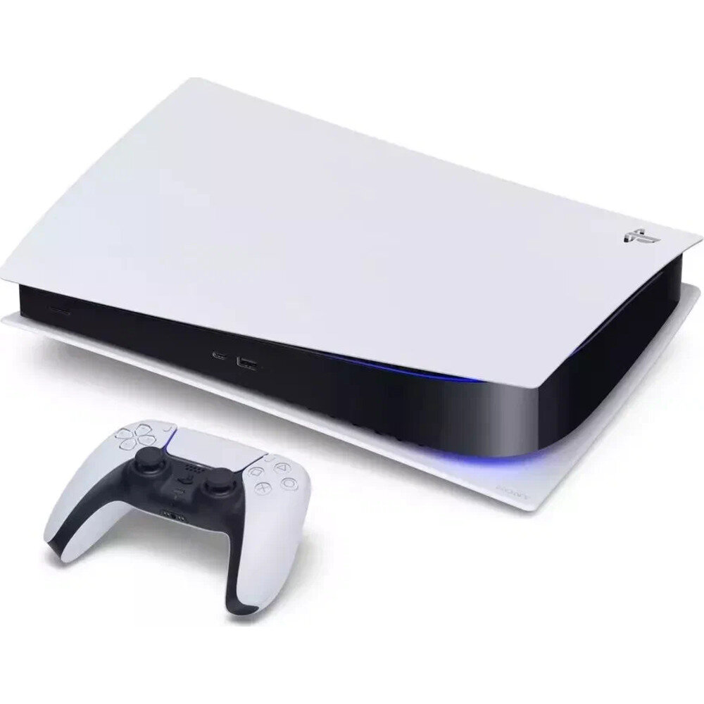 Игровая приставка Sony PlayStation 5 Slim Digital Edition, без дисковода, 1000 ГБ SSD, без игр, белый