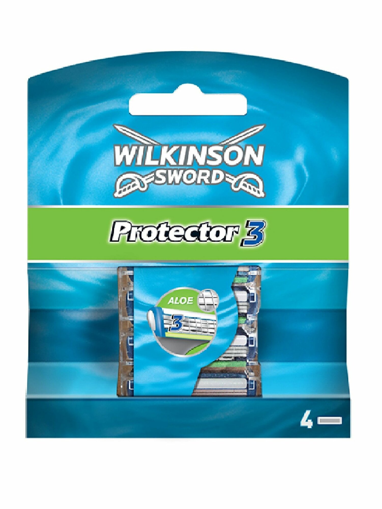 Сменные кассеты для стaнка Protector / Wilkinson Sword Протектор ( 4 шт)