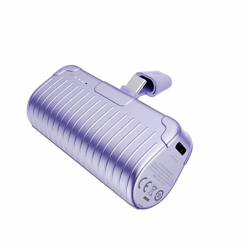 Внешний аккумулятор ROCK P85 Fast Charging Power Bank 4800mAh фиолетовый