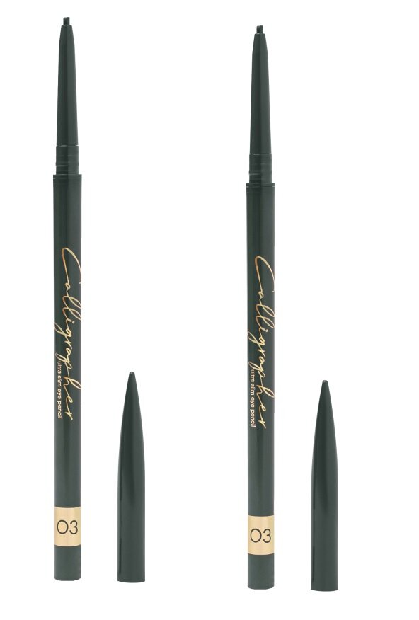 Ультратонкий карандаш для глаз Vivienne Sabo Eyeliner ultra fin “Calligrapher” тон 03 2шт