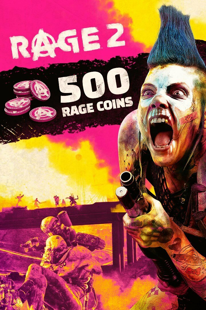 RAGE 2: 500 RAGE Coins — дополнение (DLC) — дополнение (DLC) для Xbox / Microsoft Store · Xbox · цифровой ключ · нужна базовая игра