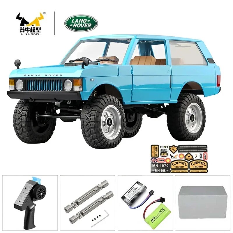 MN MODEL MN82S 1:12 металлический радиоуправляемый автомобиль MN168 Blue-2B