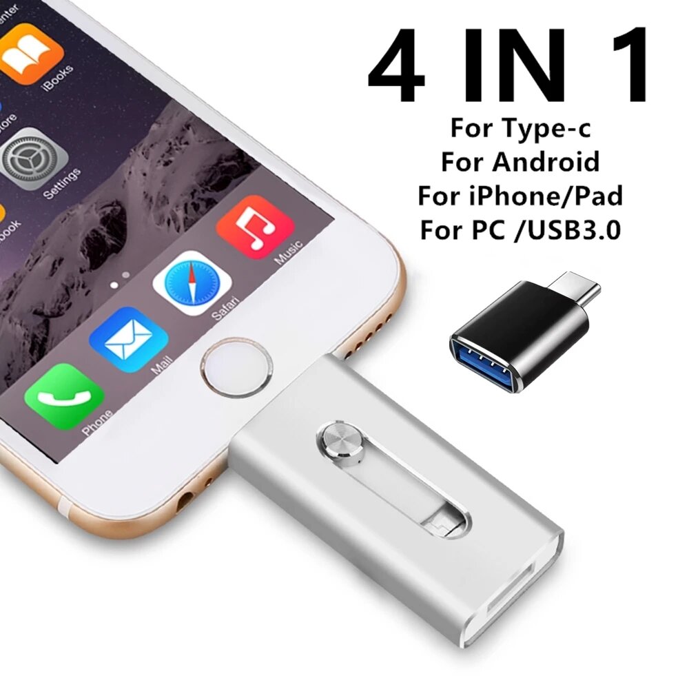 BiNFUL Photo Stick USB-флешка 512 ГБ 1 ТБ, Черный, черный