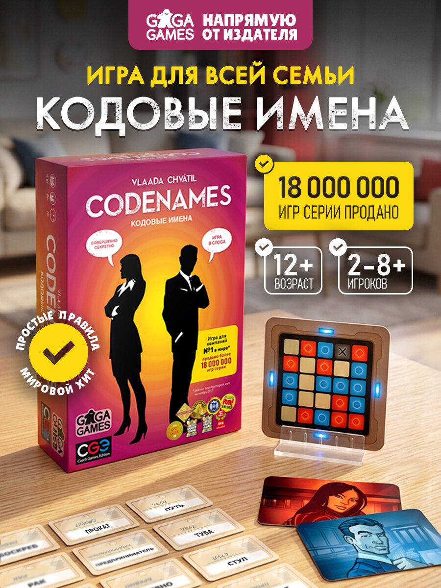 Настольная игра Кодовые Имена
