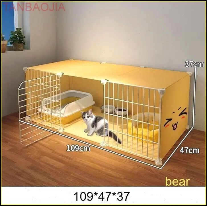 Пустая клетка Dogland 109x47x37 см, эксклюзивный вольер для животных
