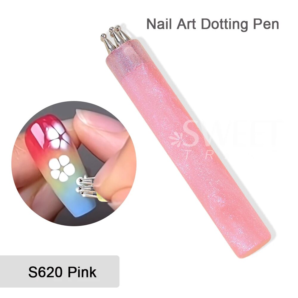 Кисть-ручка SWEET TREND для дизайна ногтей S620 Pink