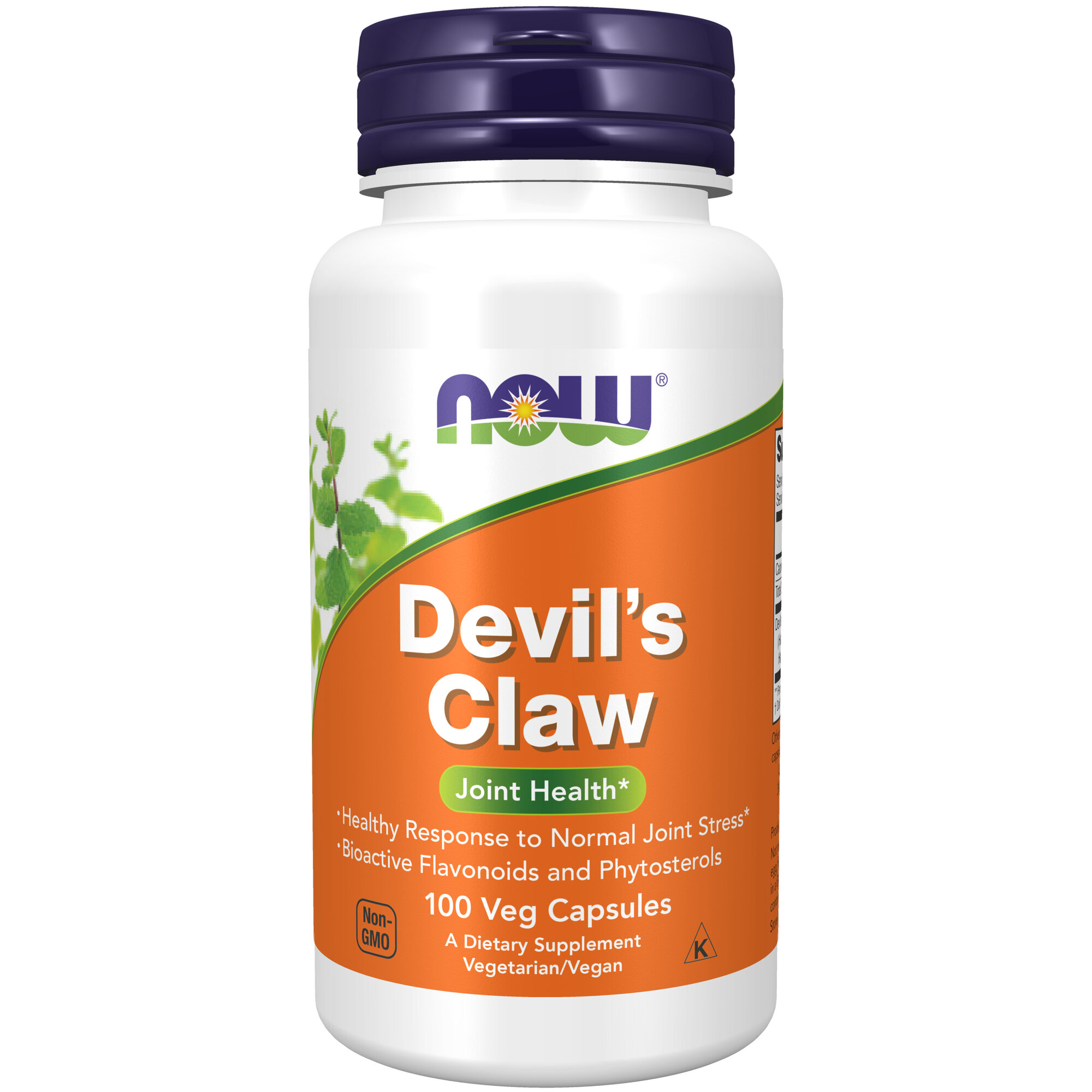 NOW Devil's Claw, Гарпагофитум (Чертов коготь), 100 капсул, для суставов и связок, для сердца и сосудов, для похудения