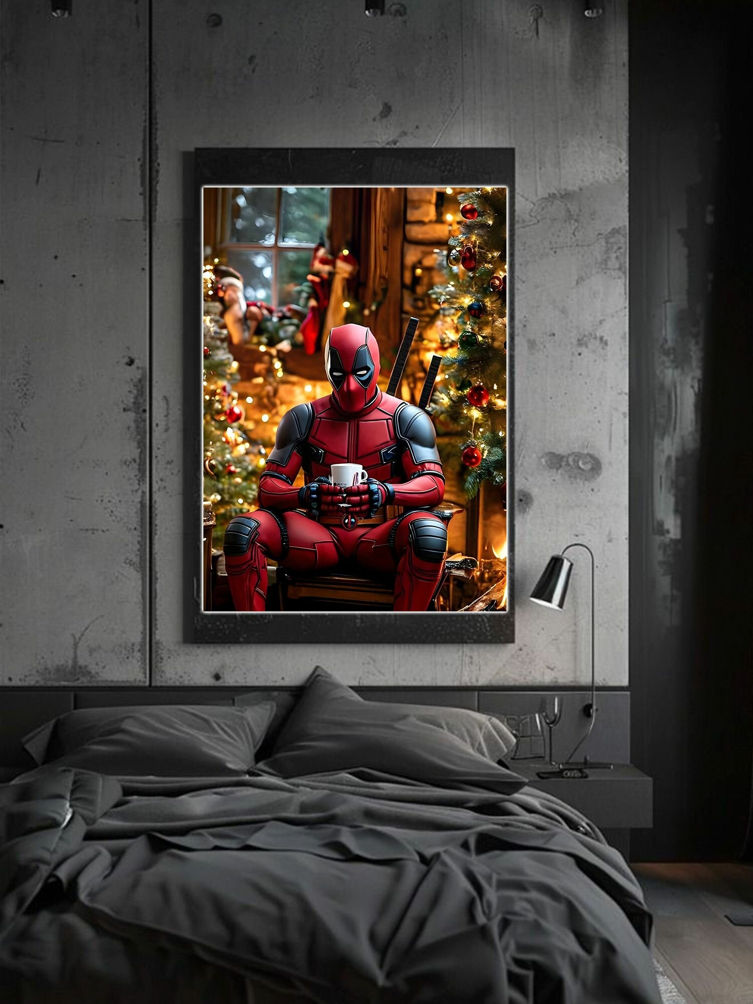 Постер интерьерный 50х70 без рамы Дедпул/Deadpool — фото 1