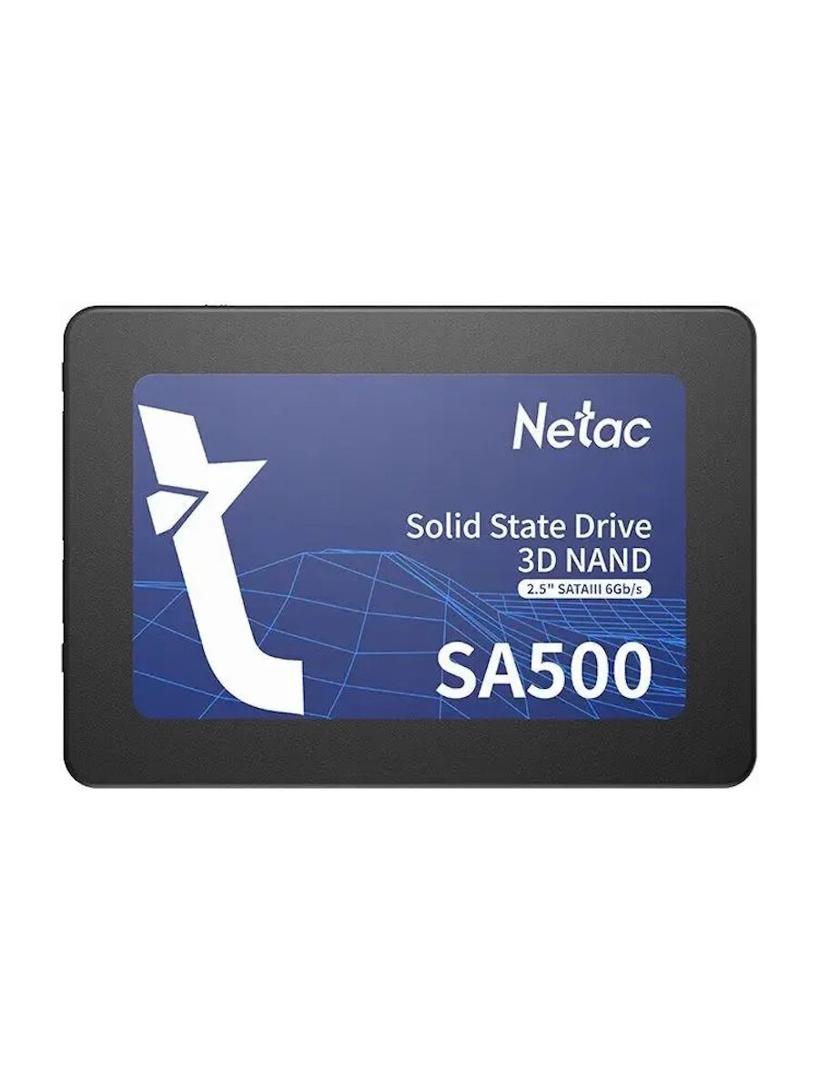 SSD Netac SA500 NT01SA500-240-S3X, 240ГБ, 2.5", SATA-III, TLC 3D NAND