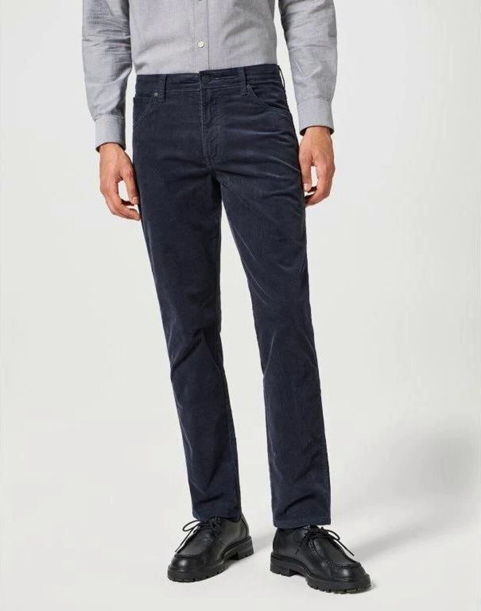 Брюки чинос Wrangler Texas Slim, размер 38/32, синий