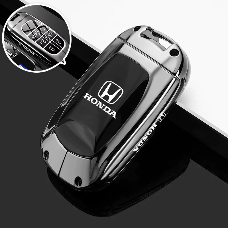 Автомобильный ключевой кейс Honda Odyssey 2026/Acura ELX 2016-2026, 5/6 ключей, металлический, B-стиль, одинарная