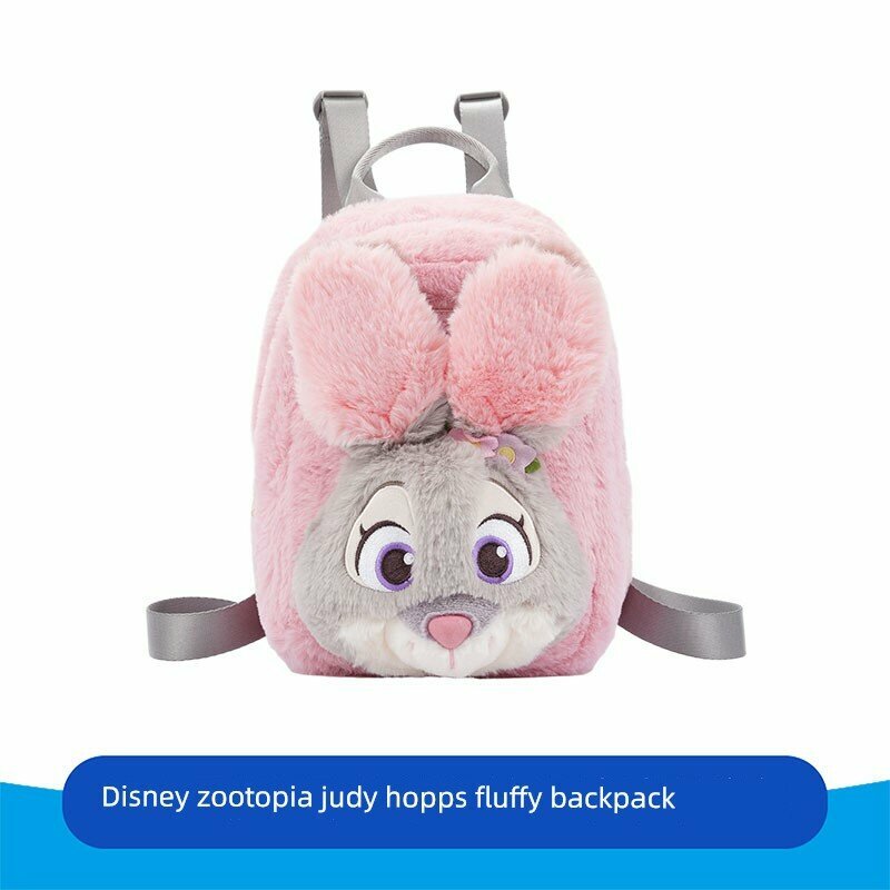 Рюкзак Disney Zootopia Джуди с мягким и пушистым плюшевым персонажем для девочек, милый животный дизайн, модная