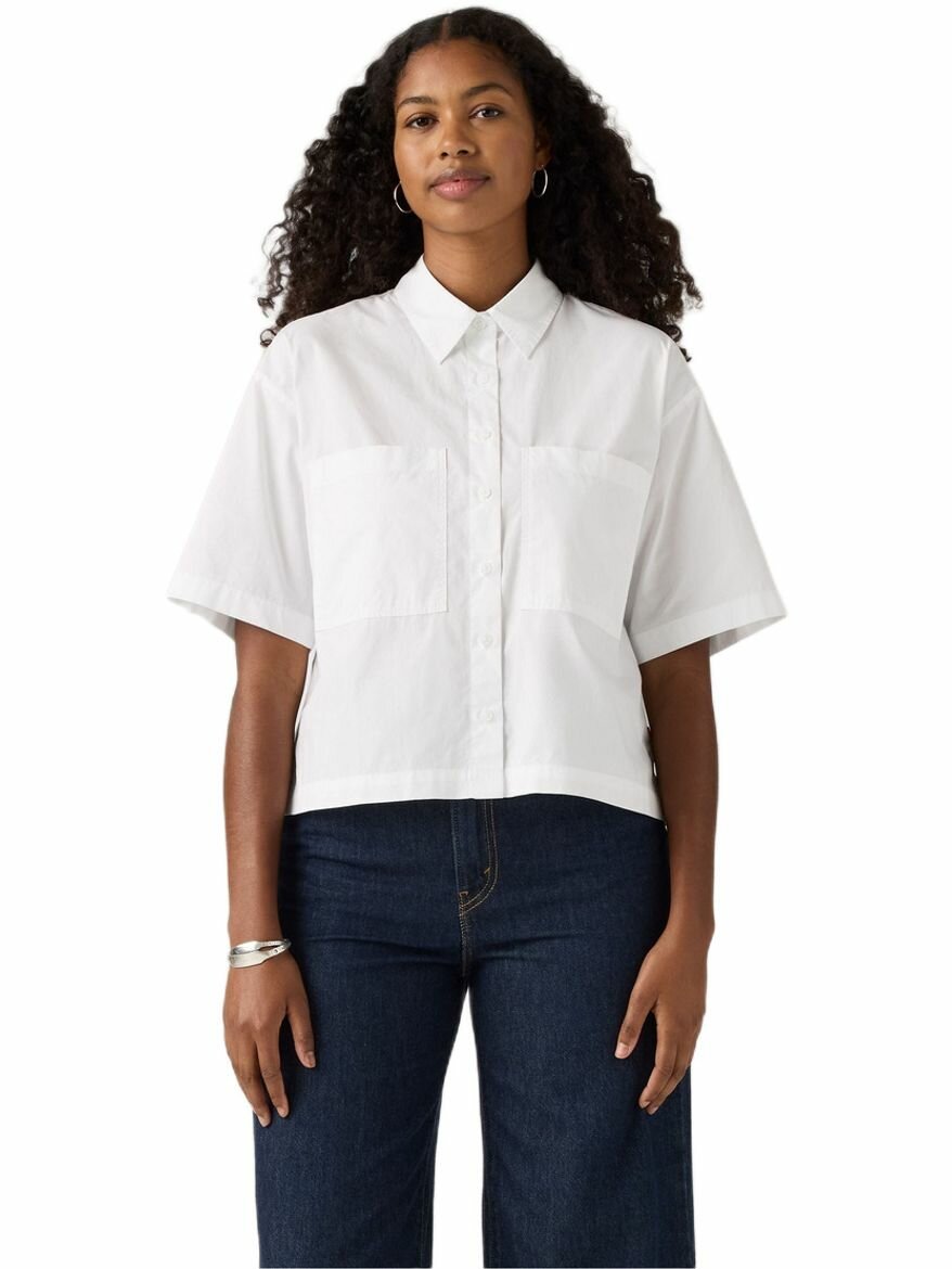 Рубашка Women Harlie Short Sleeve Cropped Shirt
