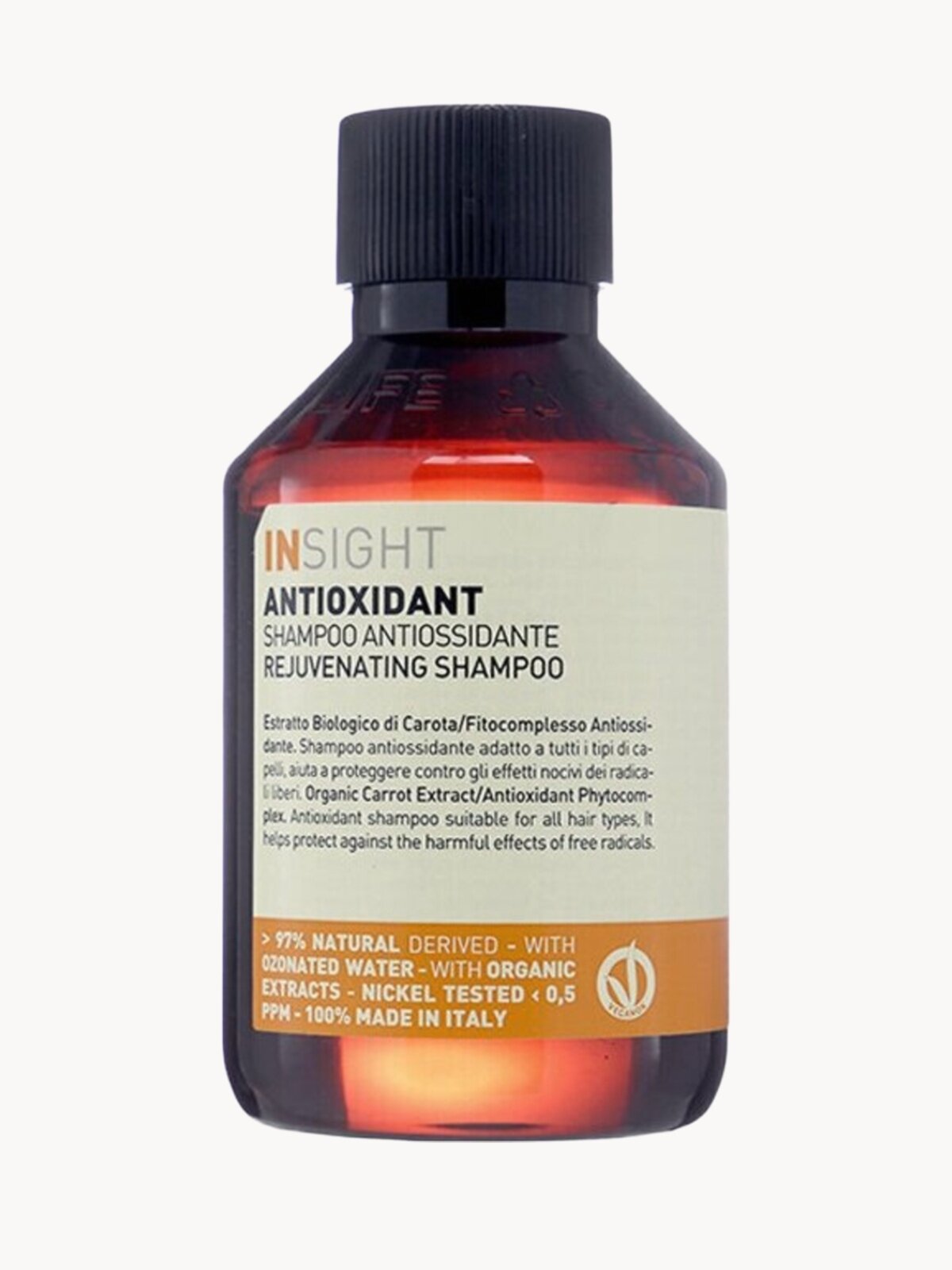Шампунь для защиты и омоложения волос Insight Professional ANTIOXIDANT с экстрактом моркови, 100 мл