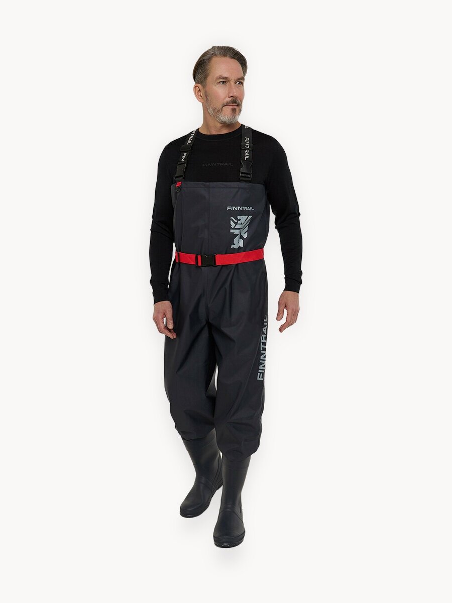 Вейдерсы FINNTRAIL "Timber BF", с сапогом, для рыбалки, квадроциклов