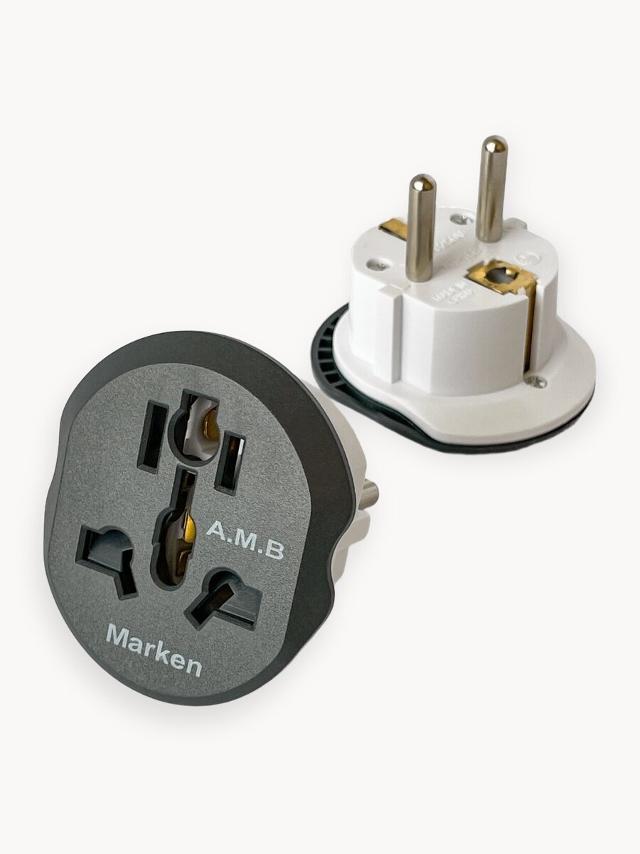 2 шт. Универсальный переходник с китайской вилки на европейскую, сетевой адаптер американской, японской вилки, латунь