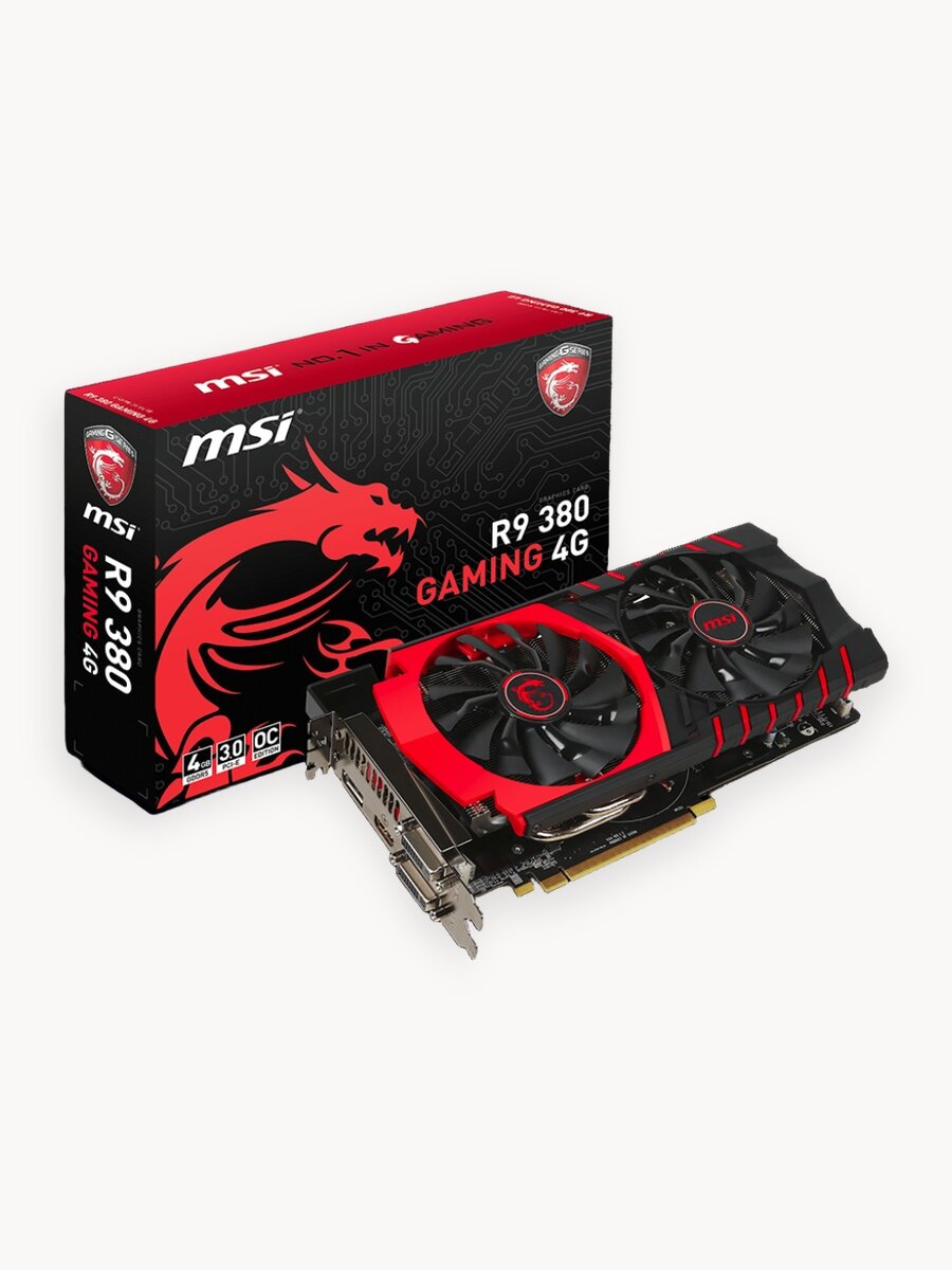Видеокарта AMD Radeon R9 380 MSI 4gb GDDR5