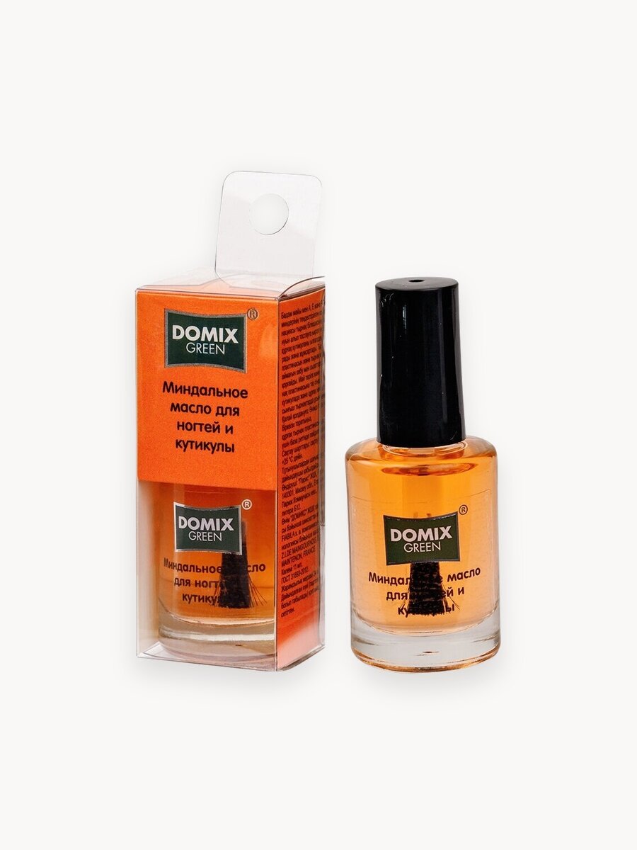 Domix Green Масло миндальное для ногтей и кутикулы восстанавливающее, 11 мл