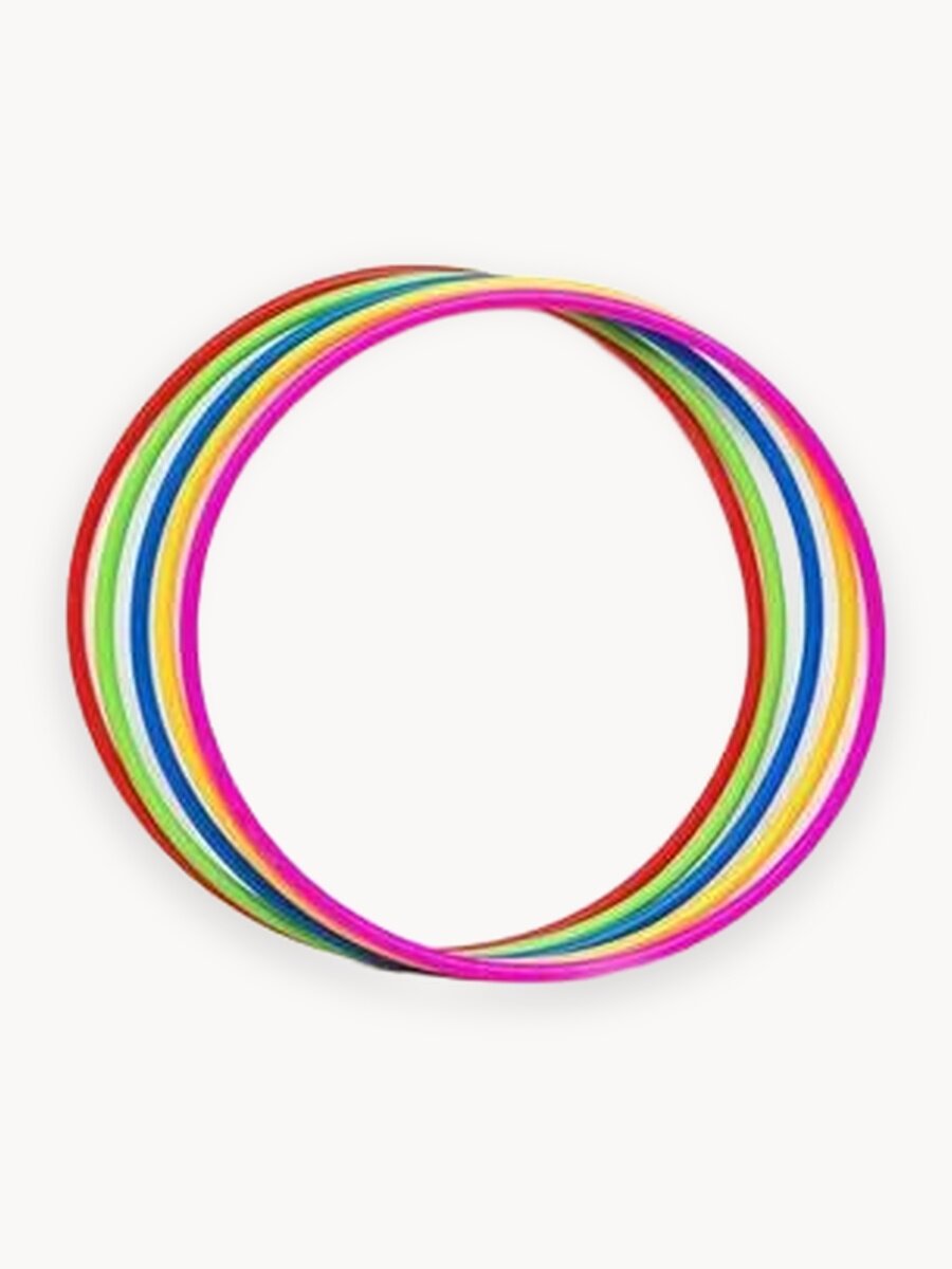 Обруч (d=80см, цвет в ассортименте) (пластик) 40-0017, (ООО "Каролина")