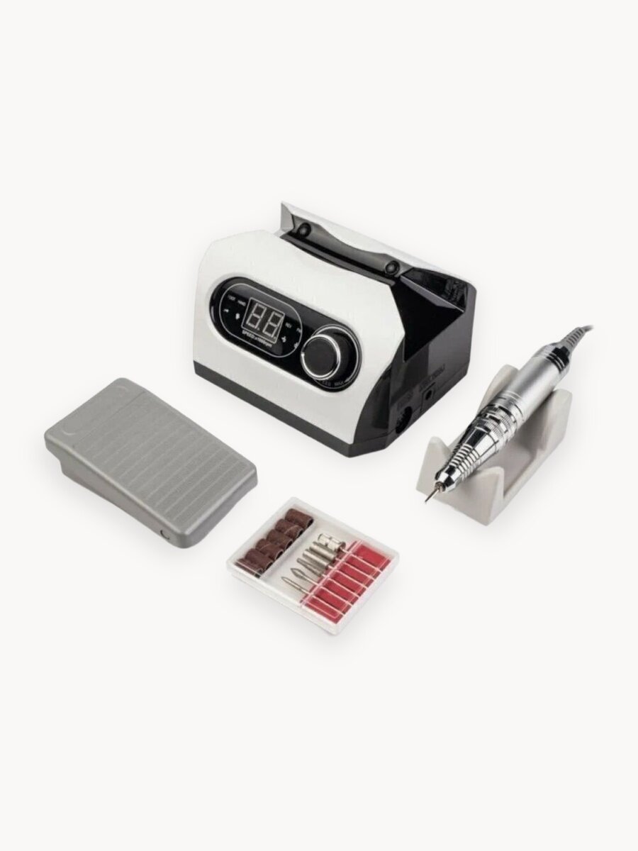 Аппарат для маникюра Nail Drill ZS-717 PRO, 45000 об, 65 вт, белый