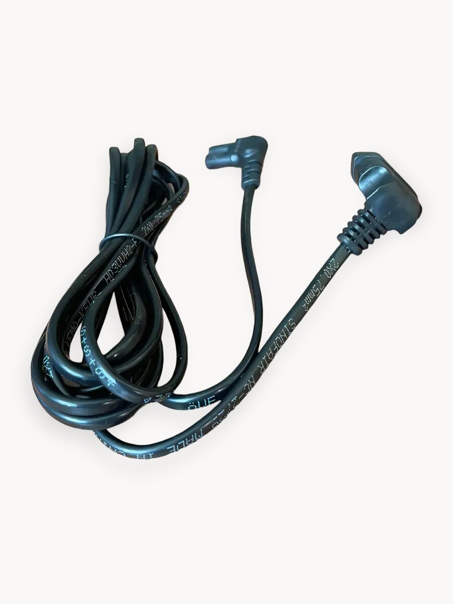 Кабель питания сетевой восьмерка 2*0.75мм угловые разъемы, 1.8 м