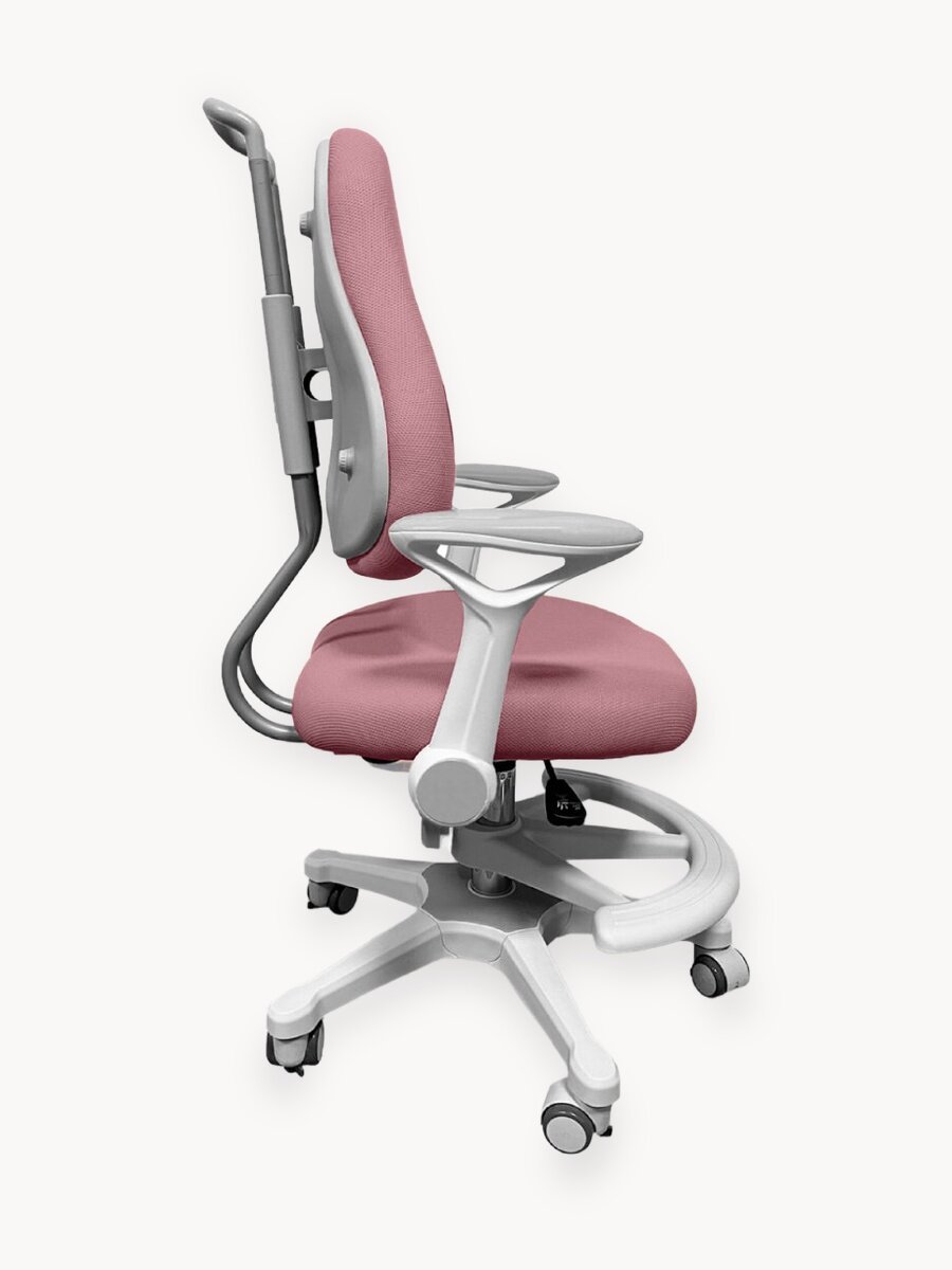 Растущее компьютерное детское кресло с подлокотниками Ergokids Columbia Plus Y-507ARM темно-розовое