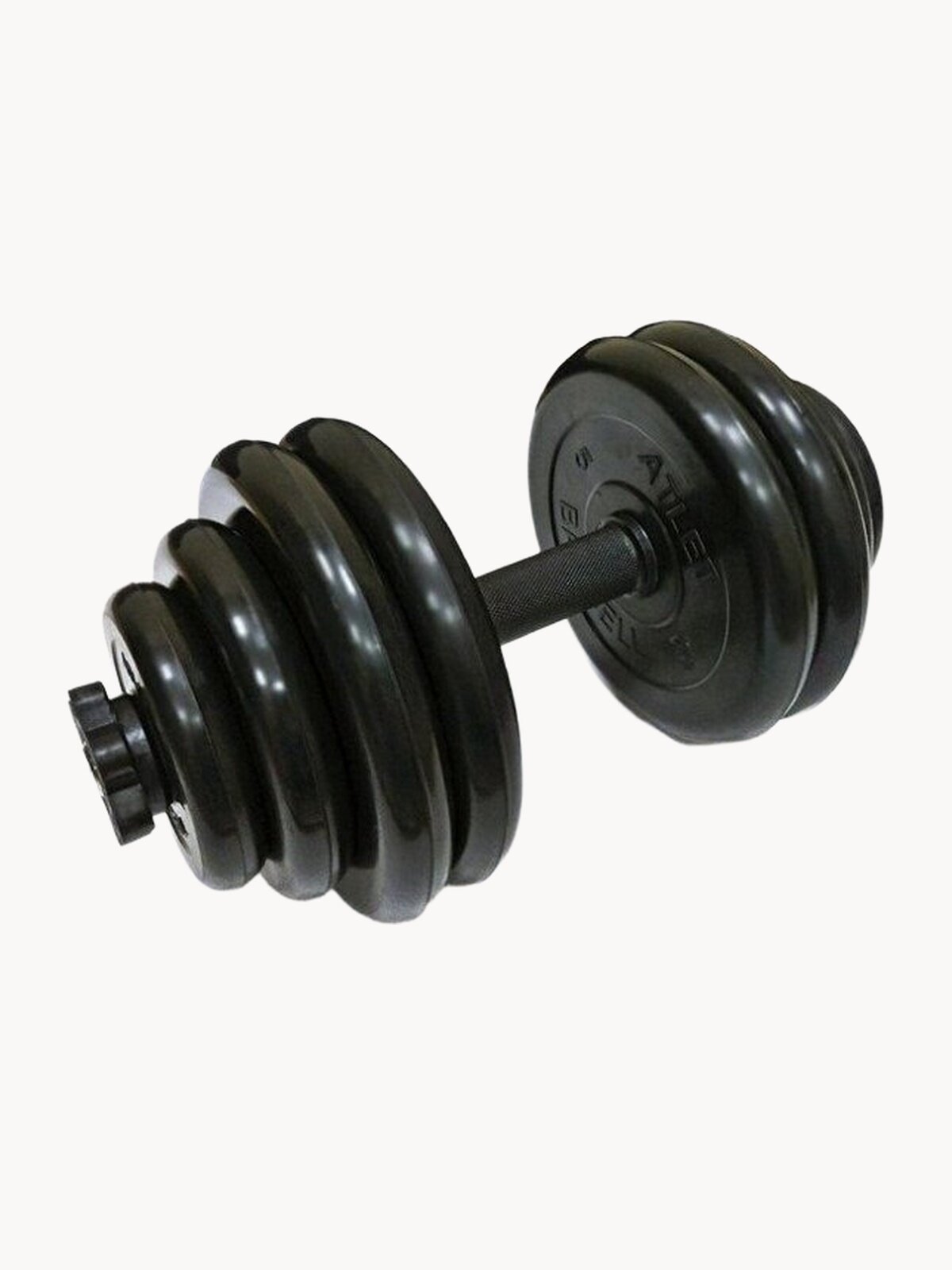 Гантели разборные 1 шт по 29 кг MB Barbell Atlet черный