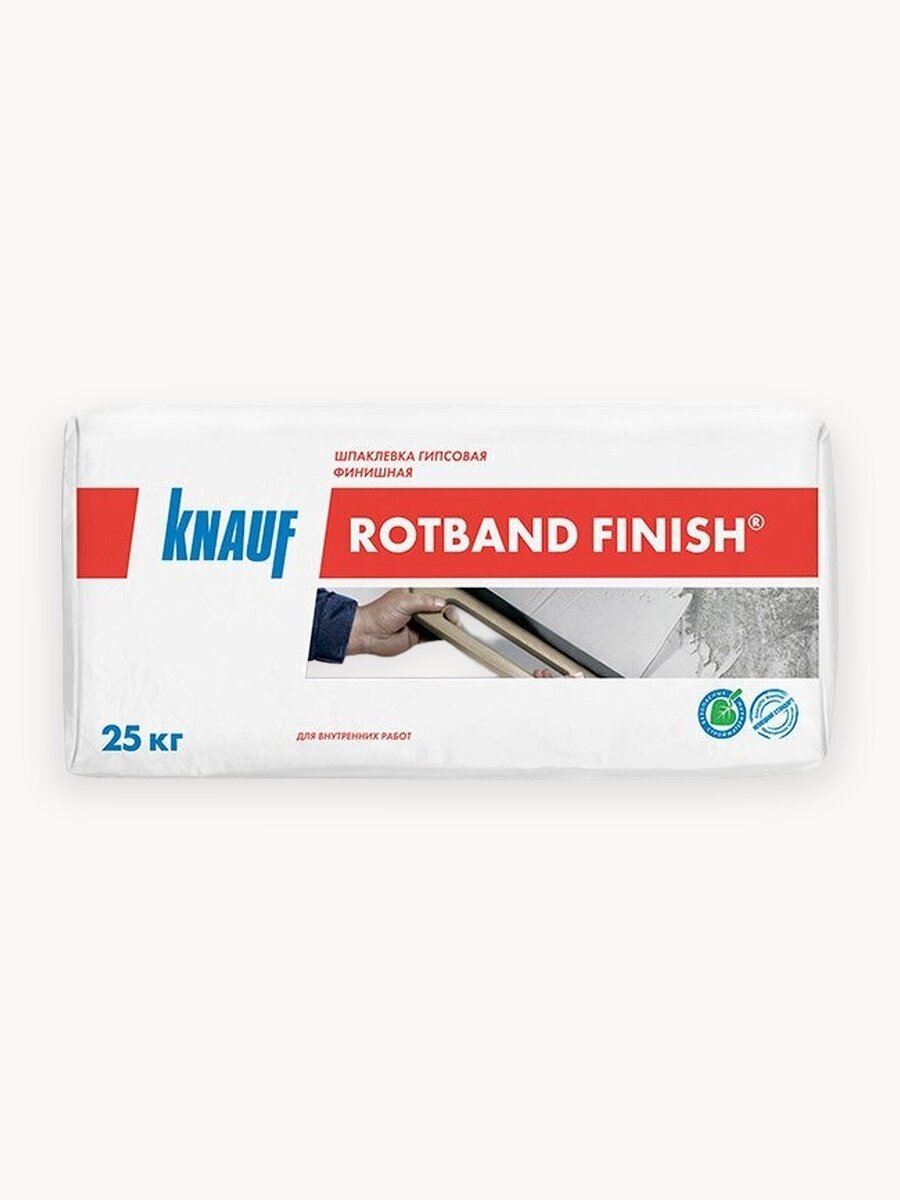 Шпаклевка гипсовая Knauf Ротбанд Финиш 25 кг