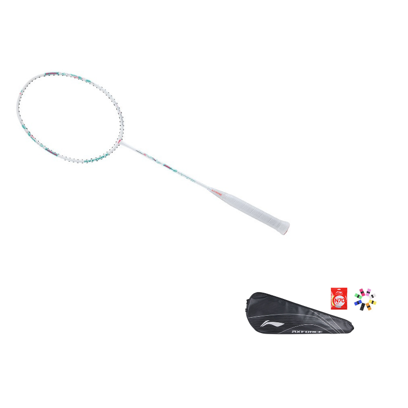 Ракетка для бадминтона унисекс Li Ning Thunder BIGBANG Full Carbon Professional White, 675 мм
