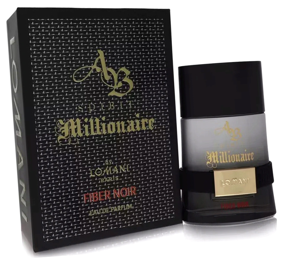 Мужской парфюм Ломани Аб Спирит Миллионер Фибер Нуар 100 мл - Millionaire Fiber Noir