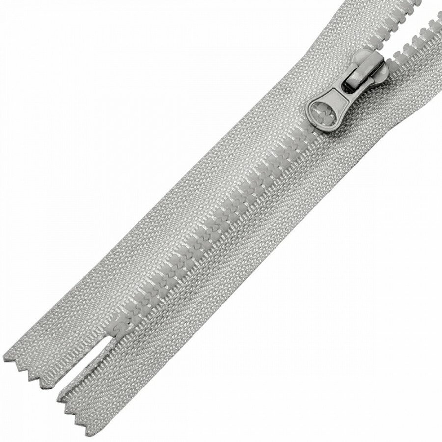 Молния MaxZipper трактор N5 1 замок, 18см н/р, цв. S204 серый