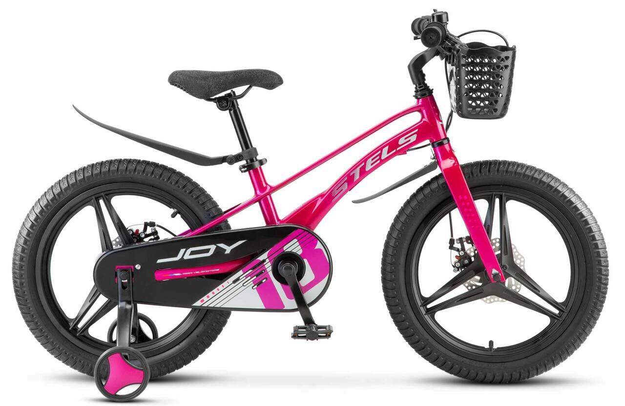 Детский велосипед Stels Joy MD 18" Z010 (2025) 18 Розовый (110-125 см)