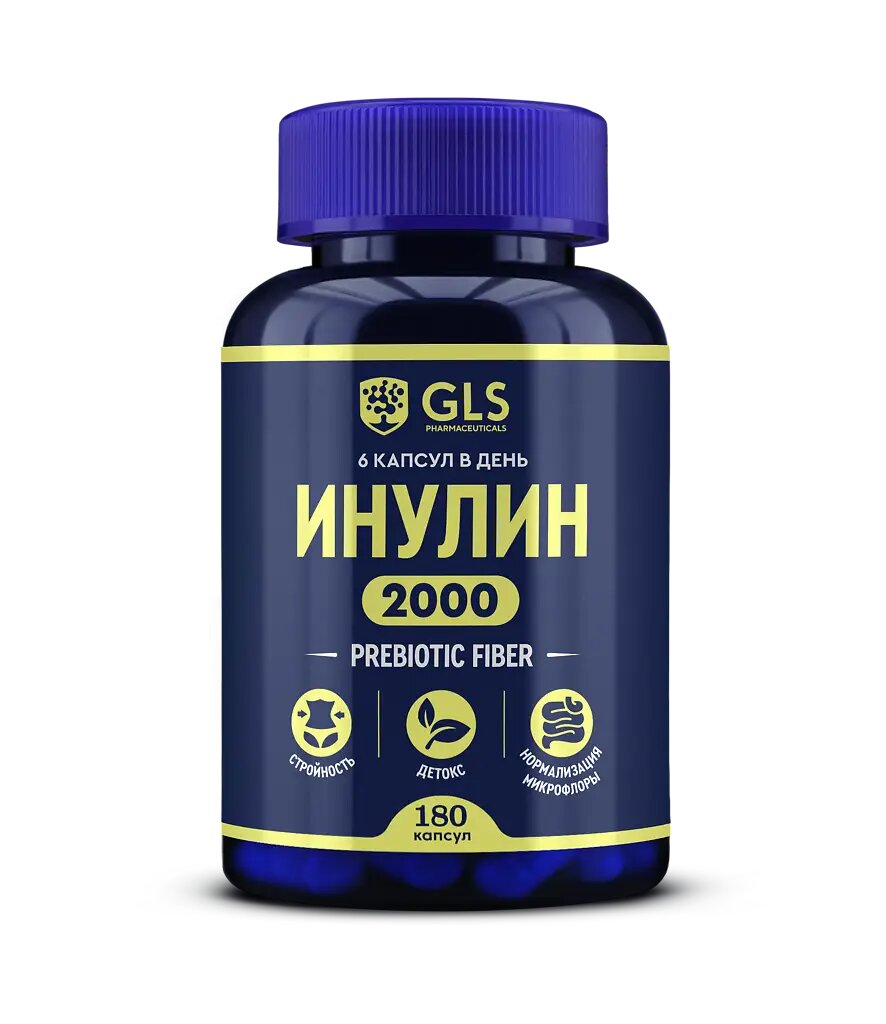 Инулин GLS капсулы по 370 мг 180 шт