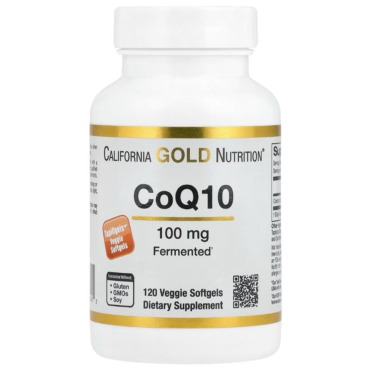California GOLD Nutrition CoQ10, Коэнзим Q10, 100 mg 120 капсул