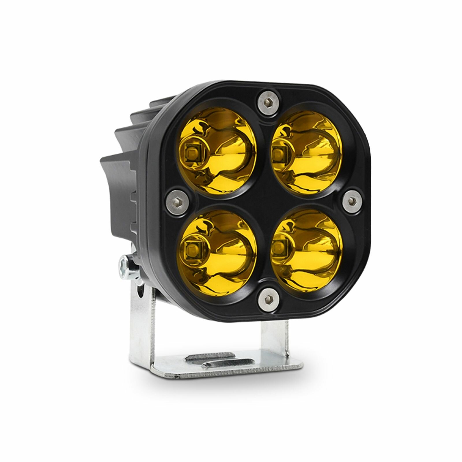 3" LED прожектор 40Вт желтый для авто/мото