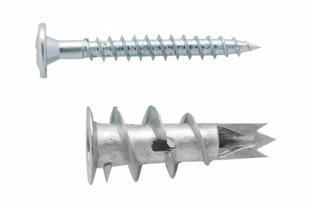 Анкер для листового материала европартнер с шурупом, металл, DRIVA 10 шт. 11 1314 1