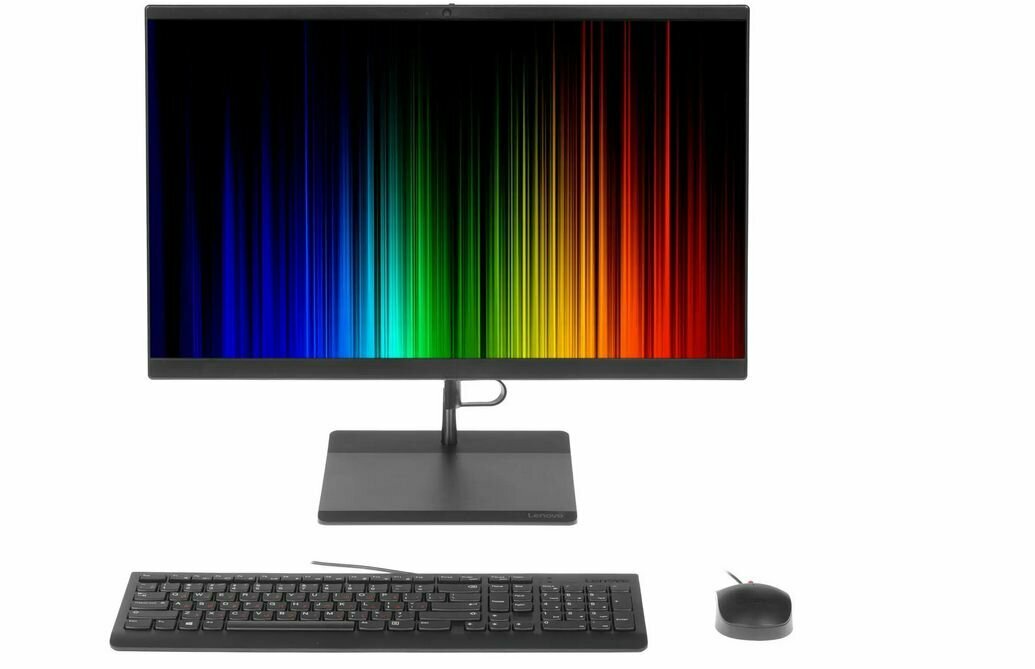 23,8" Моноблок Lenovo V30a-24IIL (11LA001GRU) черный - 1920x1080, IPS, Intel Core i3-1005G1, ядра: 2 x 1,2 ГГц, 4 ГБ, SSD 256 ГБ, Intel UHD Graphics, Windows 10 Pro