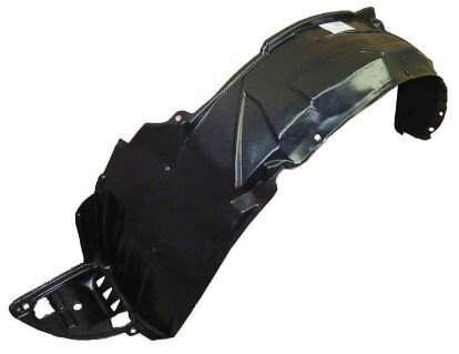 Подкрылок Zekkert, для Honda Civic, передний, левый, черный, пластик, OEM-номер 74151S5A000