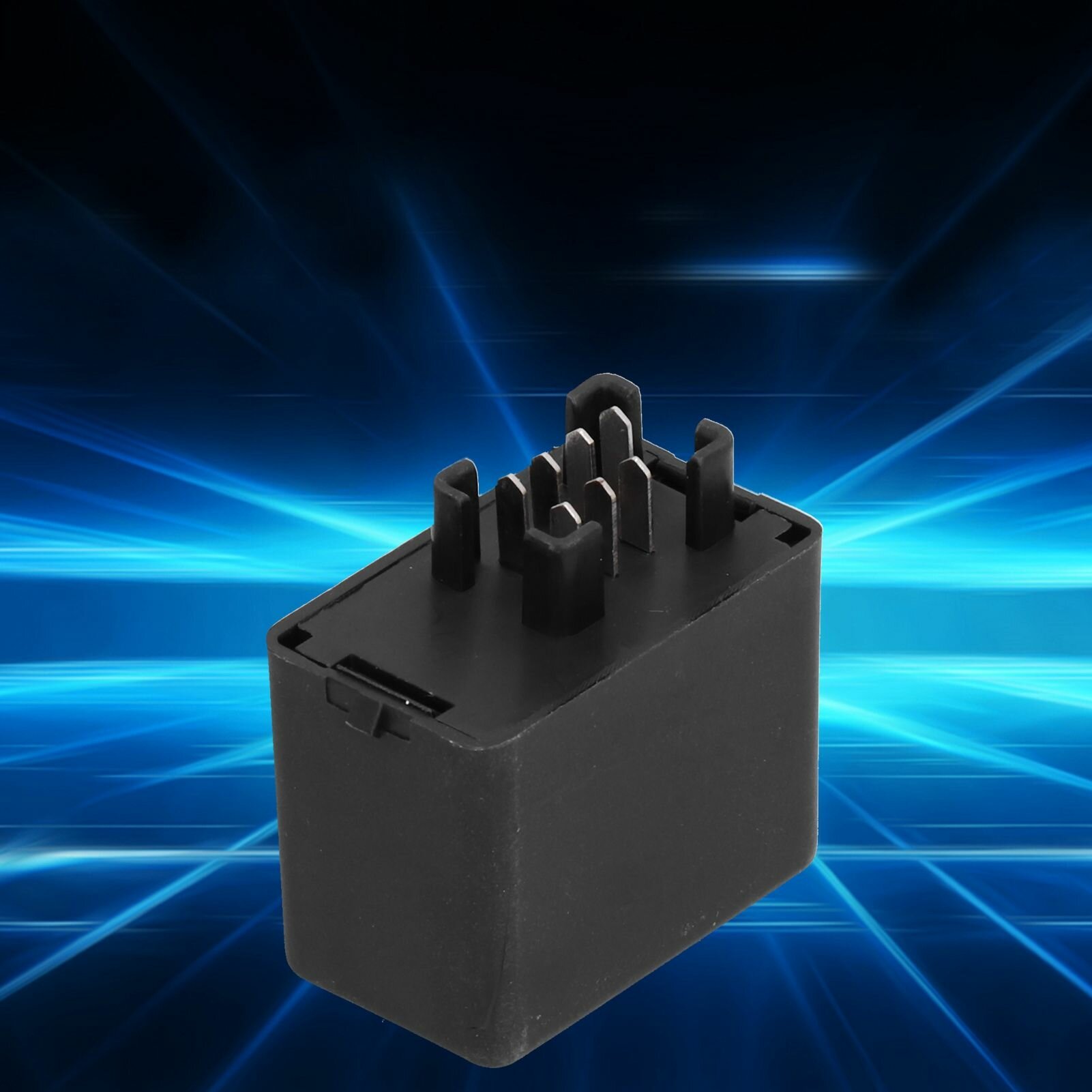 Мигающее реле 7-КОНТАКТНЫЙ разъем 12 В постоянного тока 5A, нормально разомкнутый, Подключи и играй, светодиодное мигающее реле