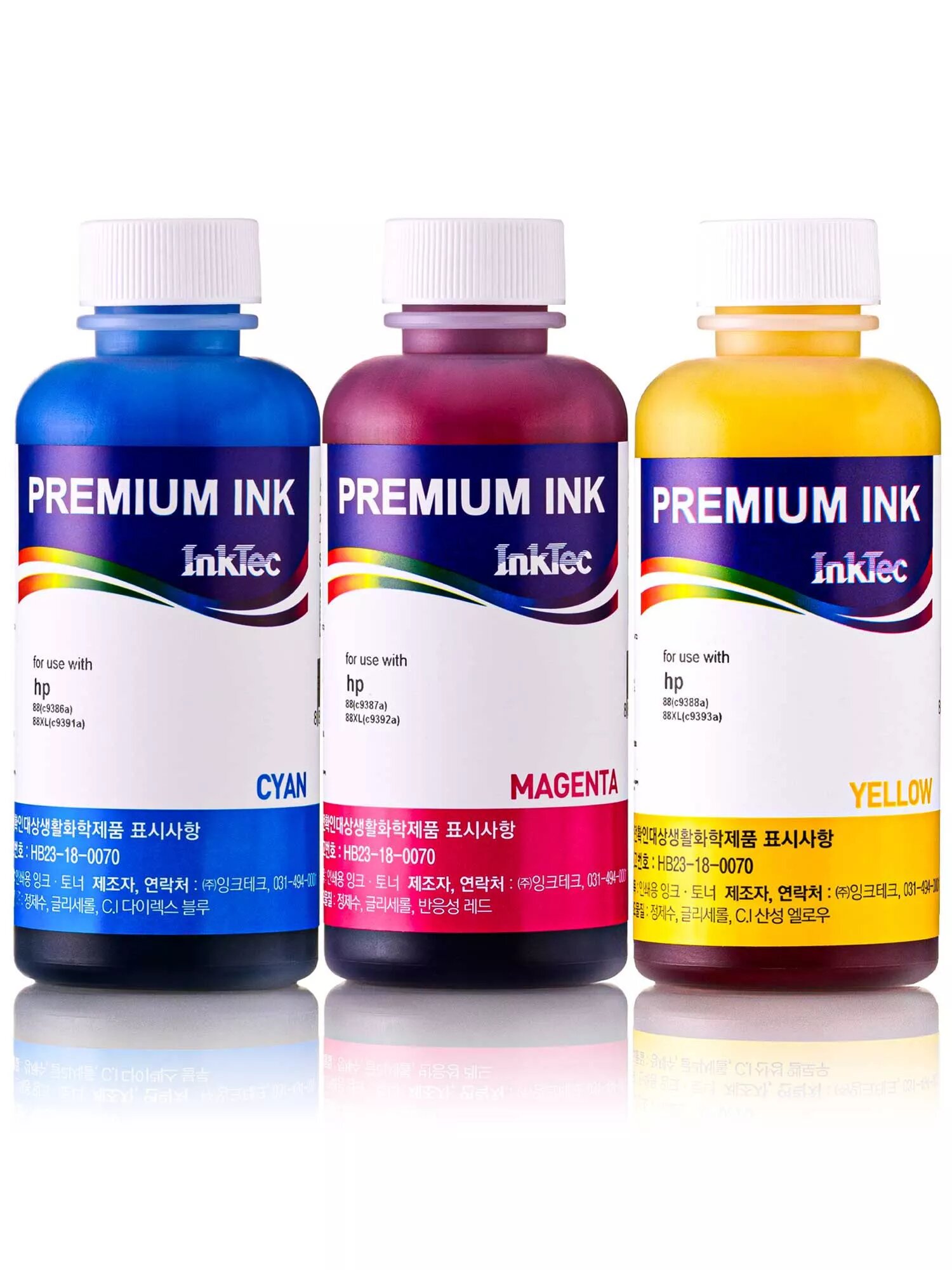 Чернила для заправки картриджа HP 711, 88, 88 XL, 300 мл, цветные