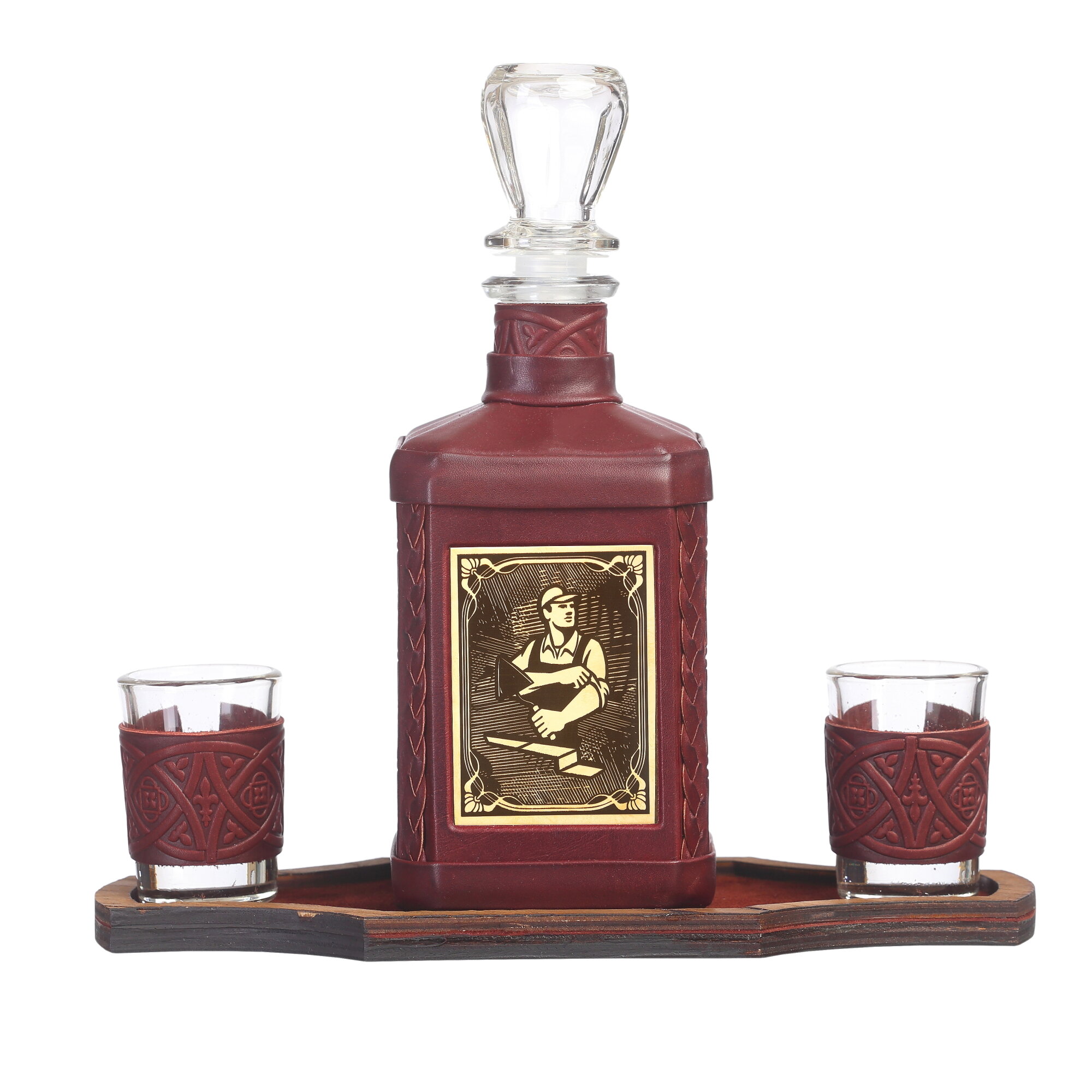 Графин для водки Уважаемому бригадиру