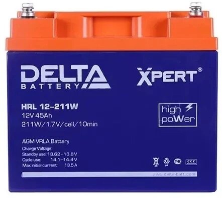 Батарея для ИБП Ippon HRL12-211W Delta Xpert 12В 45Ач