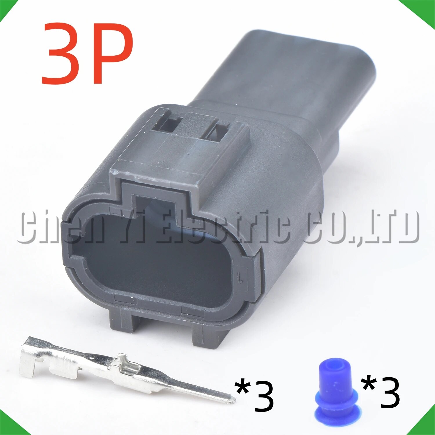 3-контактные автомобильные разъемы, датчик скорости автомобиля, разъем жгута проводов Grey Male