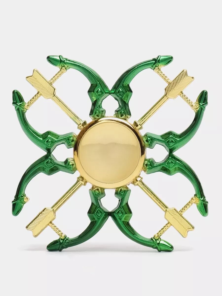 Металлический спиннер лук и стрелы, антистресс, купидон, аниме стиль